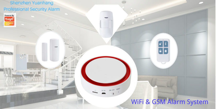 China YH-GW1 Hot sale Smart home wireless WiFi and GSM home alarm ...