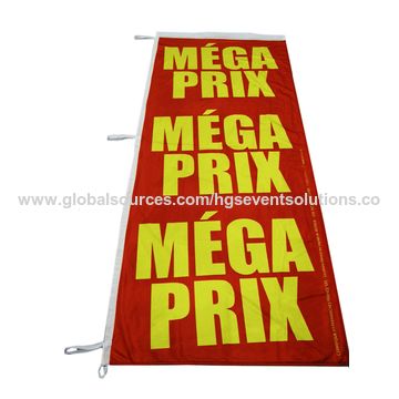 China Square banner, Hoisting flag on Global Sources,polyester banner ...