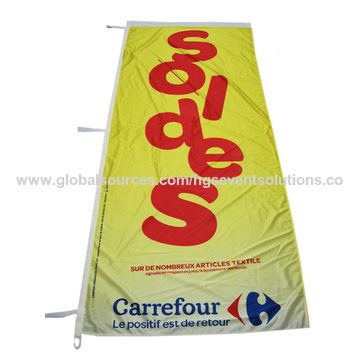 China Square banner, Hoisting flag on Global Sources,polyester banner ...