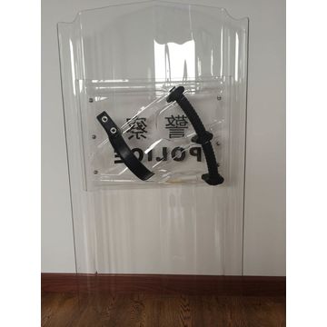 China Rectangular UV stabilized polycarbonate Anti Riot Shield with 95% ...