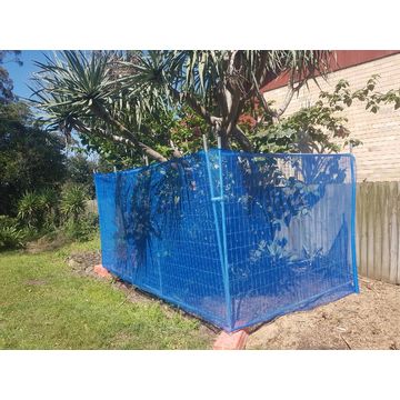 China Tree Protection Fencing Temporary fence trees along fence on ...