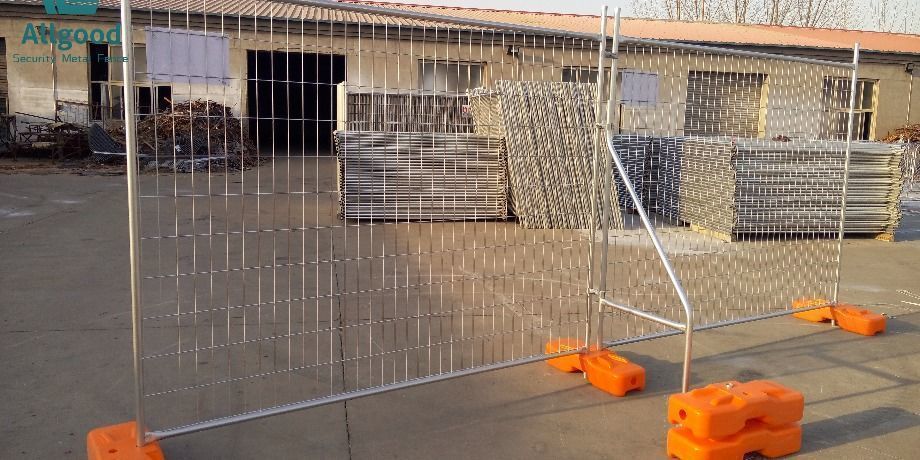 China Temporary construction fence panels with bracing system,temporary ...