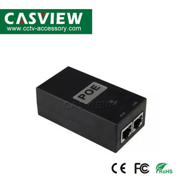 China 24VDC 1A Poe Power Adaptor for CCTV Poe IP Camera Poe Switch ...