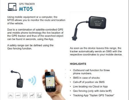 China Cheap Motorcycle Vehicle GPS Tracker GSM MT05 Vibration Alarm ...