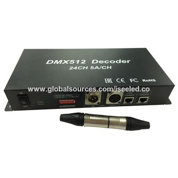 China Addressable 6ch DMX to PWM LED Decoder RGB LED Light Controller ...