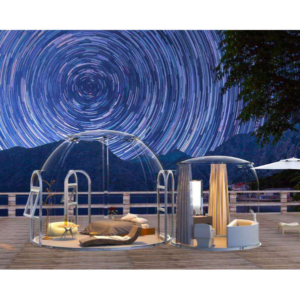 China Manufacturer customized 2.5m Star Room transparent crystal room B ...