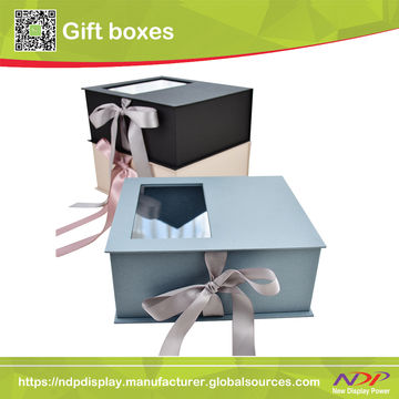 China Wholesale luxury window gift packaging box cardboard gift box ...