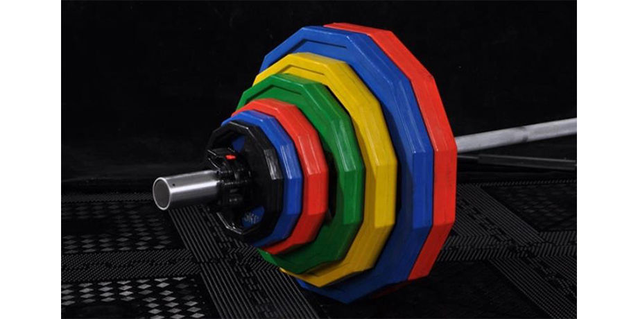 Colorful Gym Fitness Rubber Weight Plate, PU counterweight board Plate ...