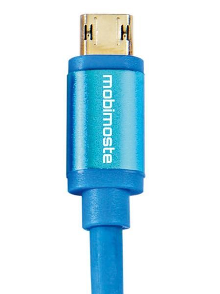 Reversible USB A to micro B USB charging and data cable with aluminum ...