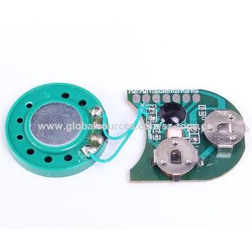 China Light sensor sound module, voice chip music module for box cards ...