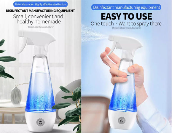 ChinaHome Use Portable Disinfectant Generators Hypochlorous Acid Maker ...