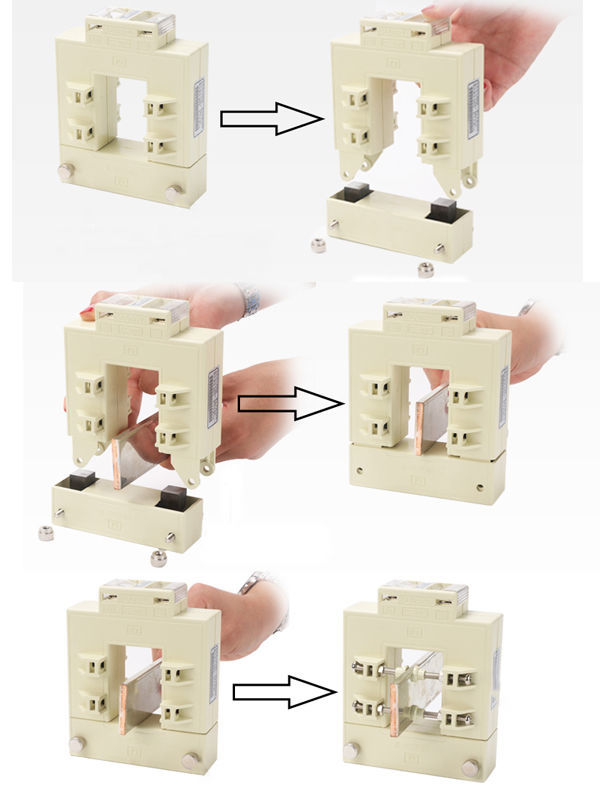 China 400/5A class 0.5 low voltage split core open loop current ...