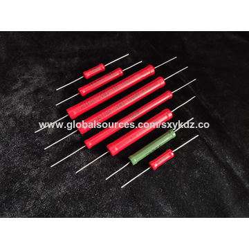 China High voltage glass glaze resistors 1w,2w,3w,5w,8w,10w,20w,30w,50w ...