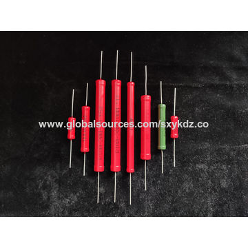China High voltage glass glaze resistors 1w,2w,3w,5w,8w,10w,20w,30w,50w ...