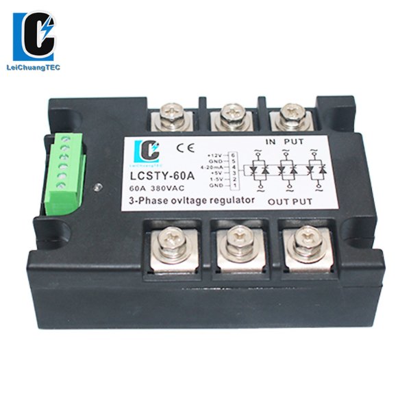 380VAC Three phase voltage regulator power controller module 40A-120A ...