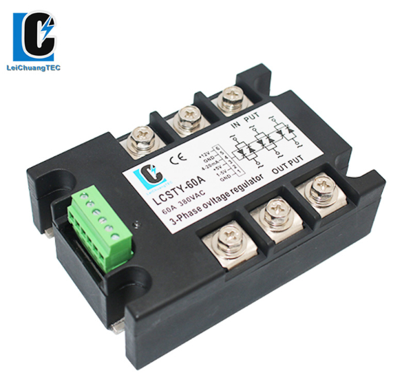 380VAC Three phase voltage regulator power controller module 40A-120A ...