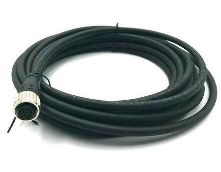 M12 Connectors A Code 12Pin female waterproof molded with 26AWG12C ...