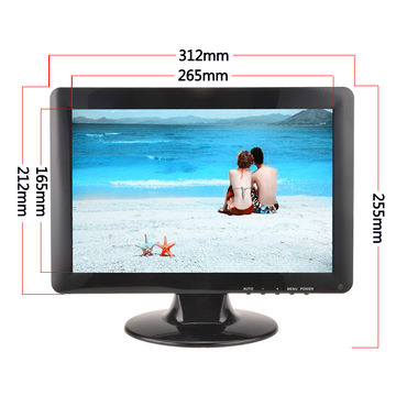 China OEM 12 Inch Computer LCD Monitor Widescreen 16:10 12.1 Inch LCD ...