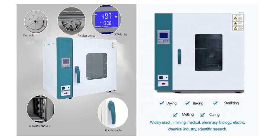 China ZHG Series Electric Chemistry Forced Hot Air Circulating Convection Desiccant Drying Oven ...