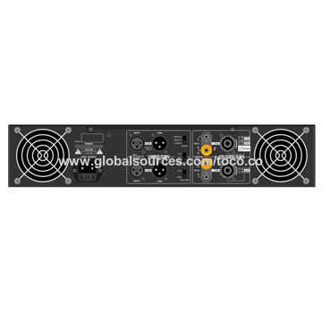 China Professional power amplifier with LCD display, mature circuit ...