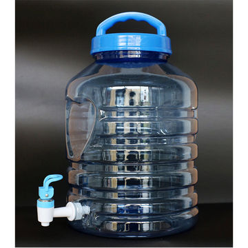 China Plastic PET Mineral Pure Spring Water Bucket Bottle With faucet ...