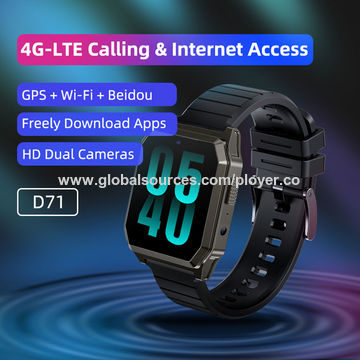 China New arrival 4G GPS Android Watch phone with MTK6739,1+16GB memory ...