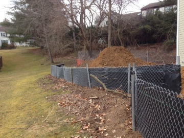 China Silt fence with wire backing Sediment Control Silt Mesh Fence on ...