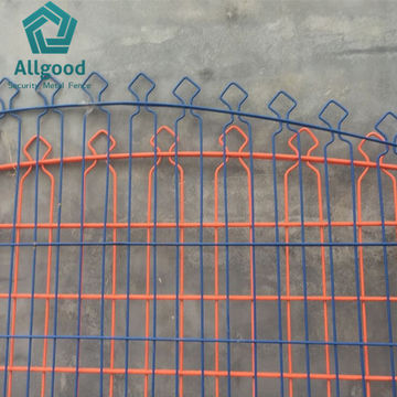 China 656 Twin Bar Wire Mesh 2D fencing Pyramid Mesh Fence on Global ...