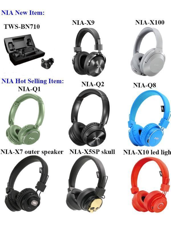 China OEM Logo Amazon Hot Sell Original NIA NB710 earbuds touch control ...
