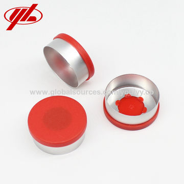 China Flip Off Cap 32mm Infusion Pharma Aluminum Plastic Bottle Cap on ...