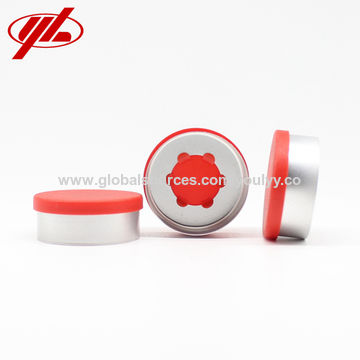 China Flip Off Cap 32mm Infusion Pharma Aluminum Plastic Bottle Cap on ...