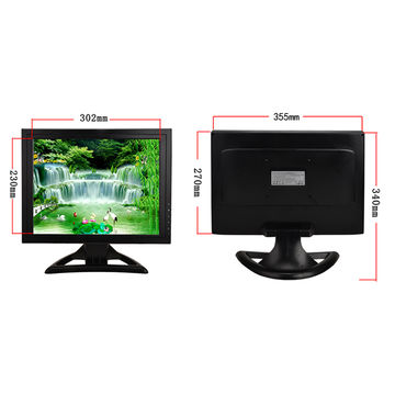 China Square Screen 15 Inch TFT LCD HDMIED DVI PC Monitor 12V DC Input ...