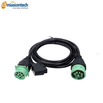 China Custom cable assembly with 9 pin Amphenol connector on Global Sources