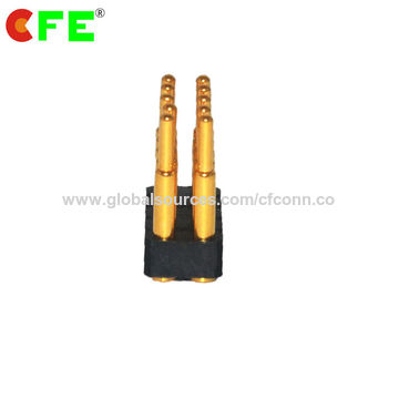 ChinaSpring loaded connector,10pin double row 2.54-pitch pogo pin power ...