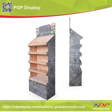 China Supermarket Promotion Shipper POP Display Floor Stand,Cardboard ...