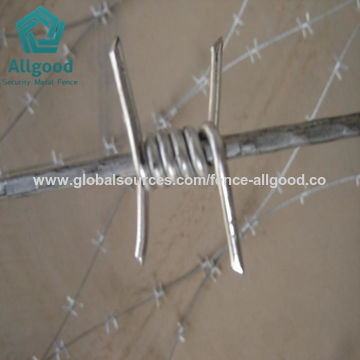 China Single strand stainless steel thorn wire, stainless steel barbed ...