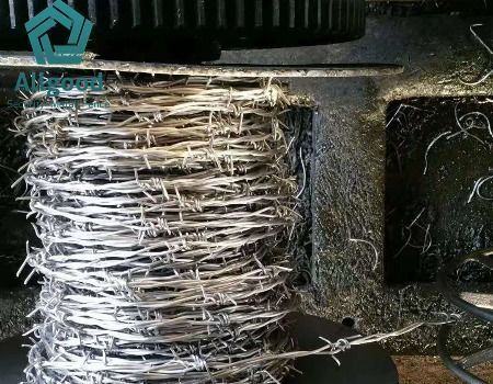 China Single strand stainless steel thorn wire, stainless steel barbed ...