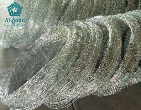 China Single strand stainless steel thorn wire, stainless steel barbed ...