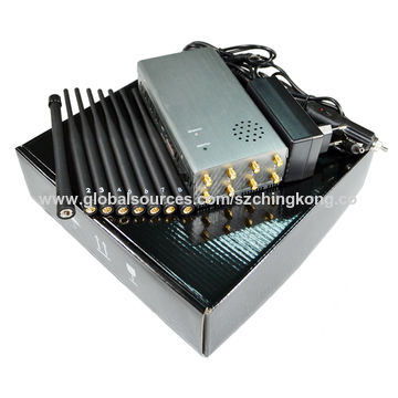 China Handheld Wireless Spy Camera Jammer With 8 Antennas LoJack Wi-Fi ...