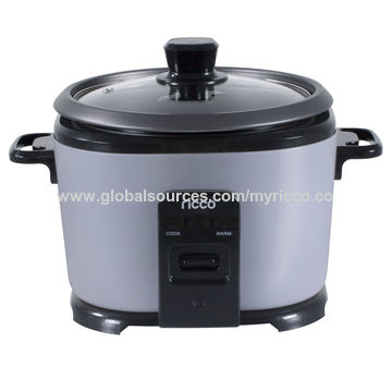 China New design 400W 1.0Liter electric Square rice cooker in color ...