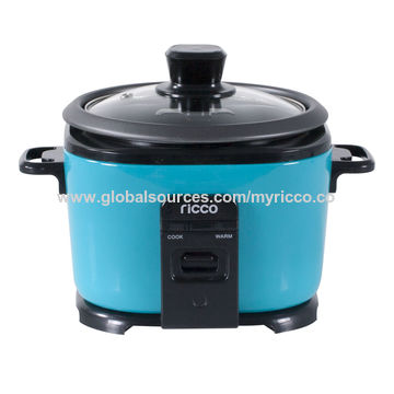 China New design 400W 1.0Liter electric Square rice cooker in color ...