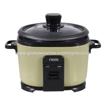 China New design 400W 1.0Liter electric Square rice cooker in color ...