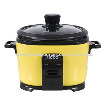 China New design 400W 1.0Liter electric Square rice cooker in color ...