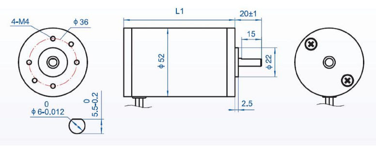 ChinaBrushed DC Motor Diameter 52mm on Global Sources