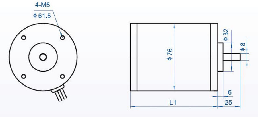 Brushed DC Motor Diameter 76mm, PMDC Motor Brushed DC Motor - Buy China ...