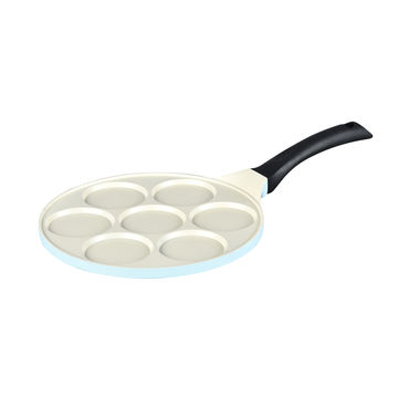 ChinaSeven compartments die cast fry pan for eggs on Global Sources