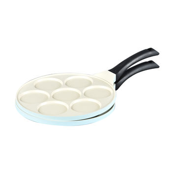 ChinaSeven compartments die cast fry pan for eggs on Global Sources