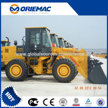 China 4 ton front wheel loader with Cummins engine 947H on Global ...
