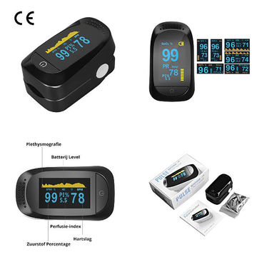 China 0.96"Dual Color Oled Display SpO2 Medical Finger Pulse Oximeter ...