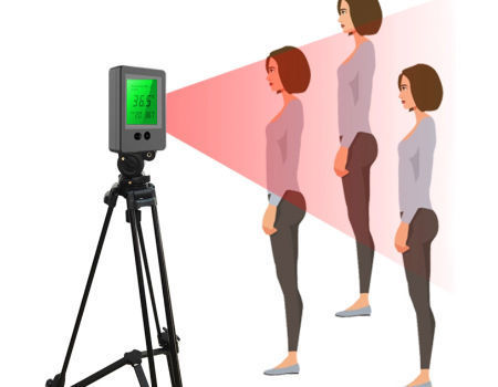 China Portable Infrared Sensor Human Body Temperature Thermometer ...